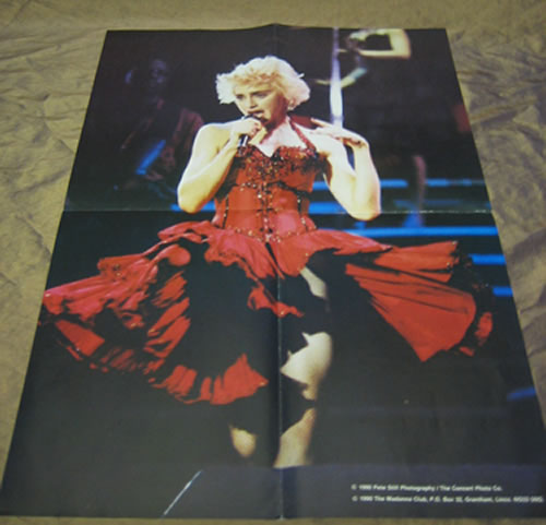 Madonna Red Dress Poster UK poster (345334)