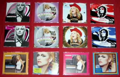 Madonna Set Of Six 2-CD Single Sets UK CD single (CD5 / 5") (379916)