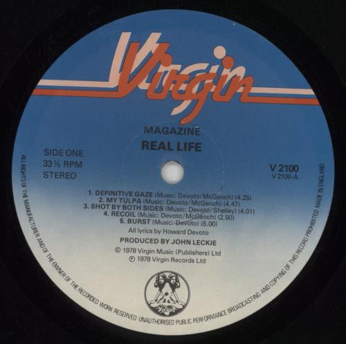 Magazine Real Life - 1st - EX UK vinyl LP album (LP record) (647042)