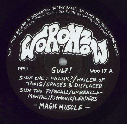 Magic Muscle Gulp! + Poster UK vinyl LP album (LP record) (826539)