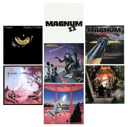 Magnum Studio Albums 1978-1990 UK vinyl LP album (LP record) (586572)