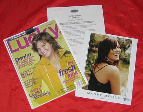 Mandy Moore Coverage US Promo media press pack (388823) PRESS PACK