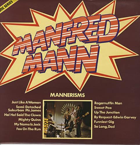 Manfred Mann Mannerisms UK vinyl LP album (LP record) (235400)