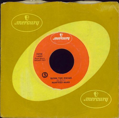 Manfred Mann Quinn The Eskimo / By Request - Edwin Garvey US 7" vinyl single (7 inch record / 45 ...