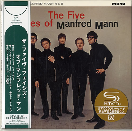 Manfred Mann The Five Faces Of Japanese Promo SHM CD (620361)