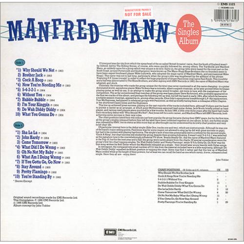 Manfred Mann The Singles Album UK vinyl LP album (LP record) (240631)