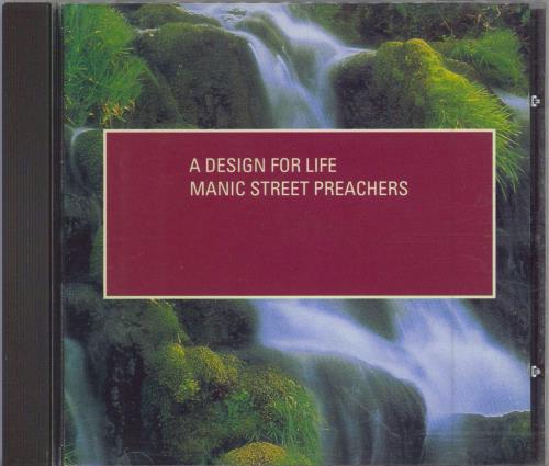 Manic Street Preachers A Design For Life US Promo CD single (CD5 / 5 ...
