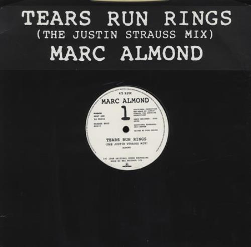 Marc Almond Tears Run Rings - The Justin Strauss Mix UK 12" vinyl single (12 inch record / Maxi ...