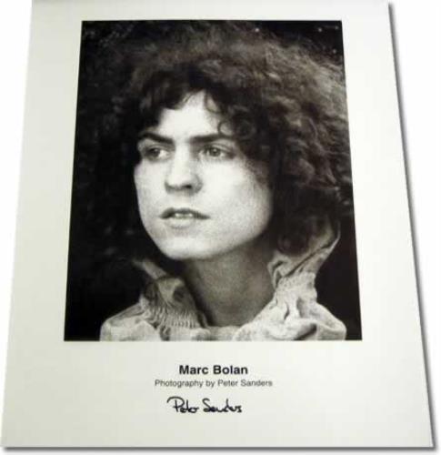 Marc Bolan Beard Of Stars - Print Autographed By Peter Sanders UK ...