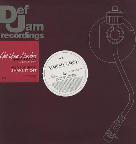 Mariah Carey Get Your Number UK Promo 12" vinyl single (12 inch record ...