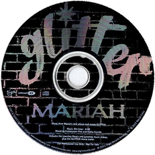 Mariah Carey Glitter US Promo CD single (CD5 / 5") (509663)