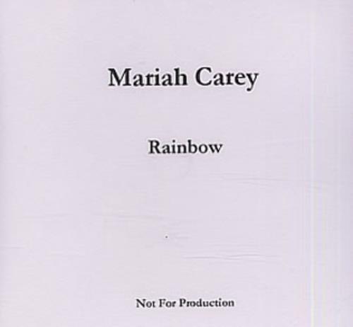 Mariah Carey Rainbow UK CD-R acetate (148639)