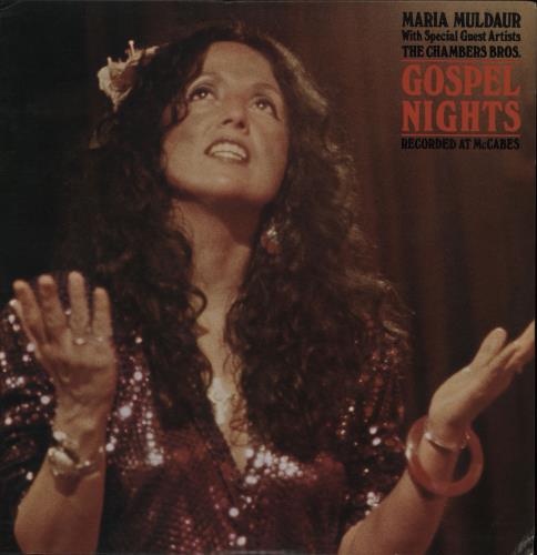 Maria Muldaur Gospel Nights US vinyl LP album (LP record) (301588)