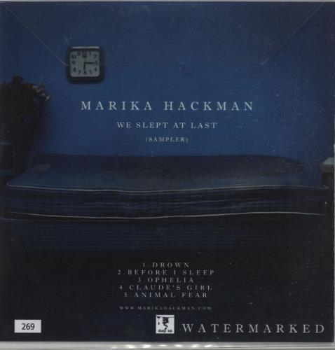 Marika Hackman We Slept At Last - Album Sampler UK Promo CD-R acetate (665346)
