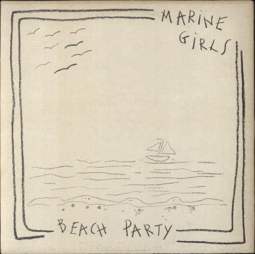 Marine Girls Beach Party UK vinyl LP album (LP record) (801319)