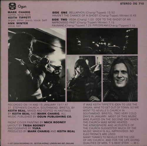 Mark Charig Pipedream UK vinyl LP album (LP record) (595427)