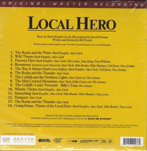Mark Knopfler Local Hero - Super Audio CD - Sealed US super audio CD ...