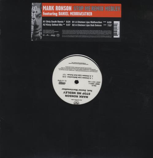 Mark Ronson Stop Me Remix Medley US 12" vinyl single (12 inch record ...