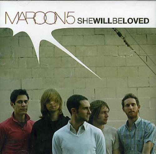 Maroon 5 She Will Be Loved US Promo CD single (CD5 / 5") (299404)