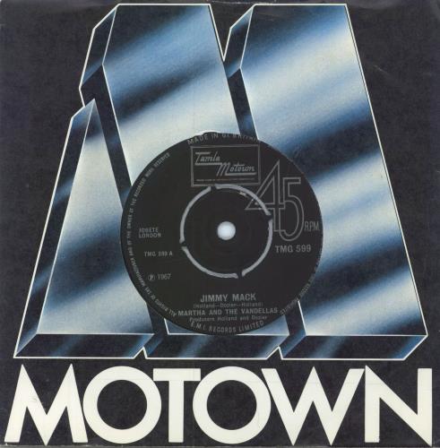 Martha Reeves & The Vandellas Jimmy Mack - 4pr UK 7" vinyl single (7 ...