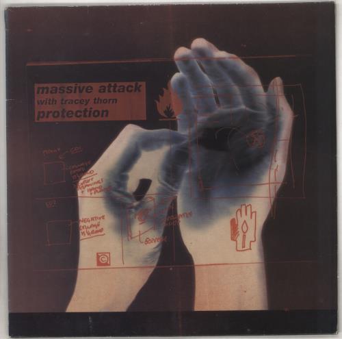 Massive Attack Protection UK 12" vinyl single (12 inch record / Maxi ...