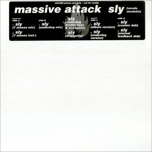 Massive Attack Sly - Double Pack UK Promo 12" vinyl single (12 inch record / Maxi-single) (35416)
