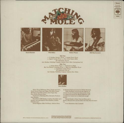 Matching Mole Matching Mole - 1st - EX UK vinyl LP album (LP record ...