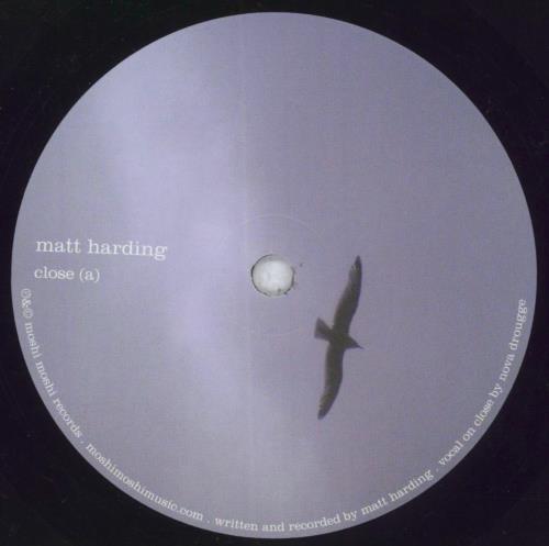 Matt Harding Close UK 7" vinyl single (7 inch record / 45) (848151)