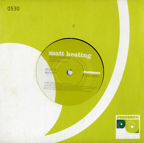 Matt Keating Successful UK 7" vinyl single (7 inch record / 45) (577676)