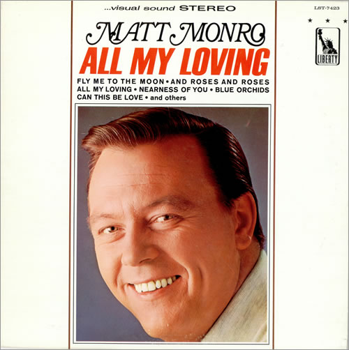 Matt Monro All My Loving US vinyl LP album (LP record) (475719)