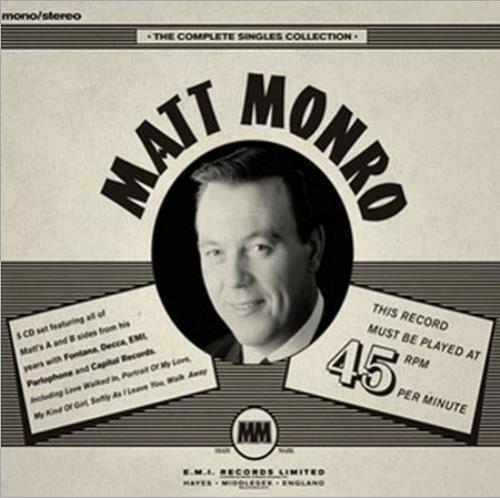 Matt Monro The Complete Singles Collection UK 5-CD album set (492101)