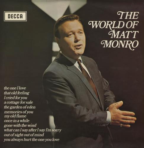 Matt Monro The World Of Matt Monro UK vinyl LP album (LP record) (384791)
