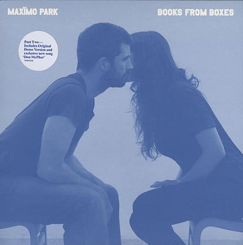Maximo Park Books From Boxes - Blue Vinyl UK 7" vinyl single (7 inch ...