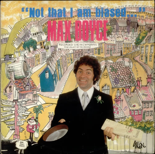 Max Boyce Not That I Am Biased... UK vinyl LP album (LP record) (544057)