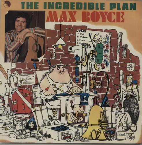 Max Boyce The Incredible Plan UK vinyl LP album (LP record) (547351)