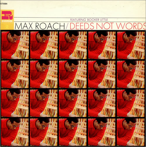 Max Roach Deeds Not Words UK vinyl LP album (LP record) (470476)