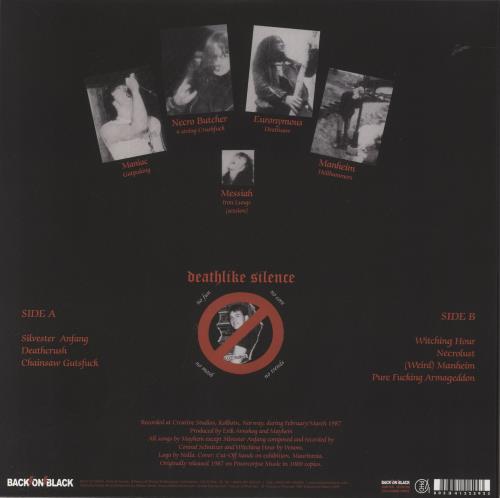 Mayhem Deathcrush UK 12" vinyl single (12 inch record / Maxi-single ...