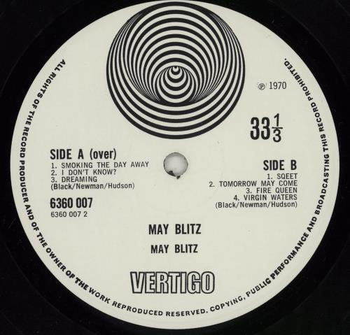 May Blitz May Blitz - 1st UK vinyl LP album (LP record) (762816)