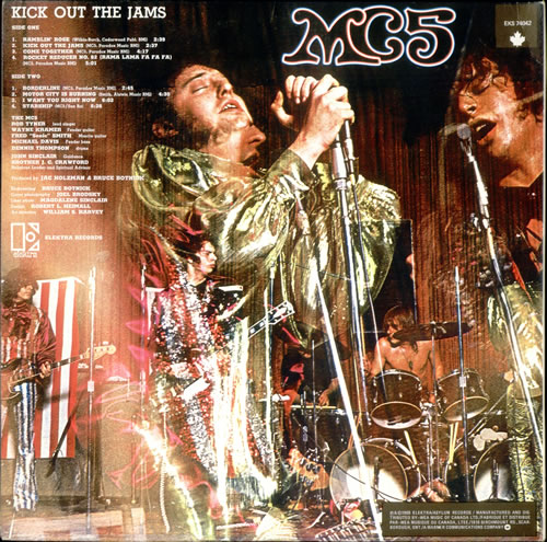 MC5 Kick Out The Jams - 2nd Press - Censored Canadian vinyl LP album ...