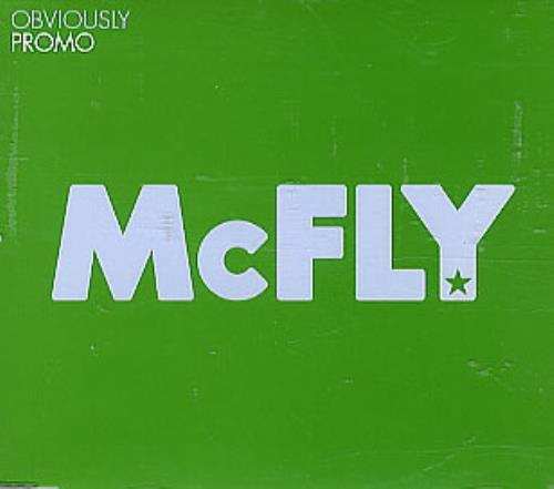 McFly Obviously UK Promo CD single (CD5 / 5") (293053)