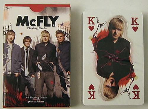 McFly Wonderland UK Promo memorabilia (381105) PLAYING CARDS