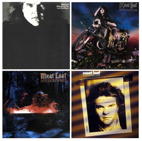 Meat Loaf 1971-1986 Studio Albums UK vinyl LP album (LP record) (586690)