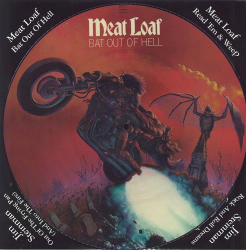 Meat Loaf Bat Out Of Hell + Insert - EX UK 12" vinyl picture disc (12 ...