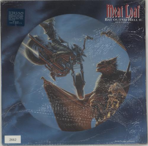 Meat Loaf Bat Out Of Hell II - Shrink UK picture disc LP (vinyl picture disc album) (26757)