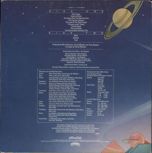 Meco Music Inspired By Star Wars US vinyl LP album (LP record) (705889)