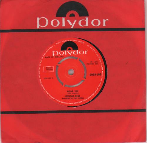 Medicine Head Rising Sun - 4pr UK 7" vinyl single (7 inch record / 45 ...