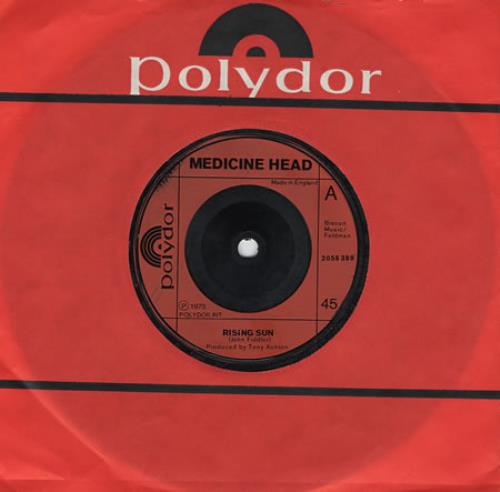 Medicine Head Rising Sun UK 7" vinyl single (7 inch record) (405518)