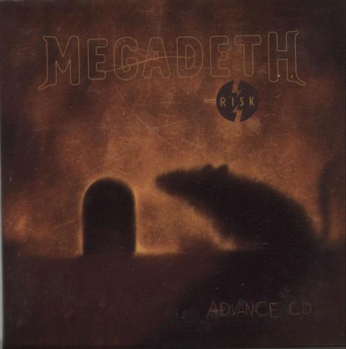 Megadeth Risk US Promo CD album (CDLP) (143801)