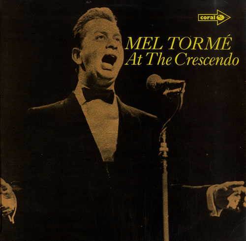 Mel Tormé At The Crescendo UK vinyl LP album (LP record) (564518)