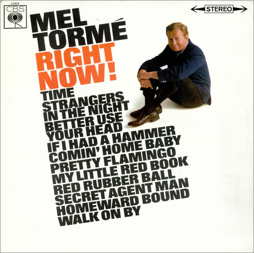 Mel Tormé Right Now! UK vinyl LP album (LP record) (475394)